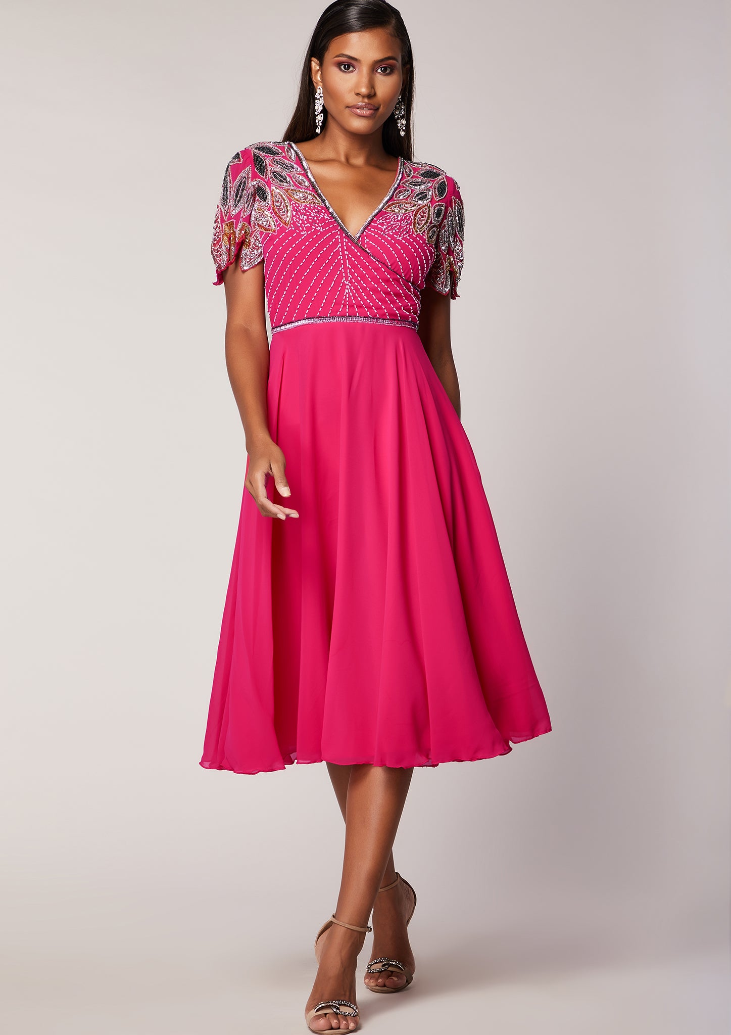 Ursula Midi Skater Pink – Virgos Lounge